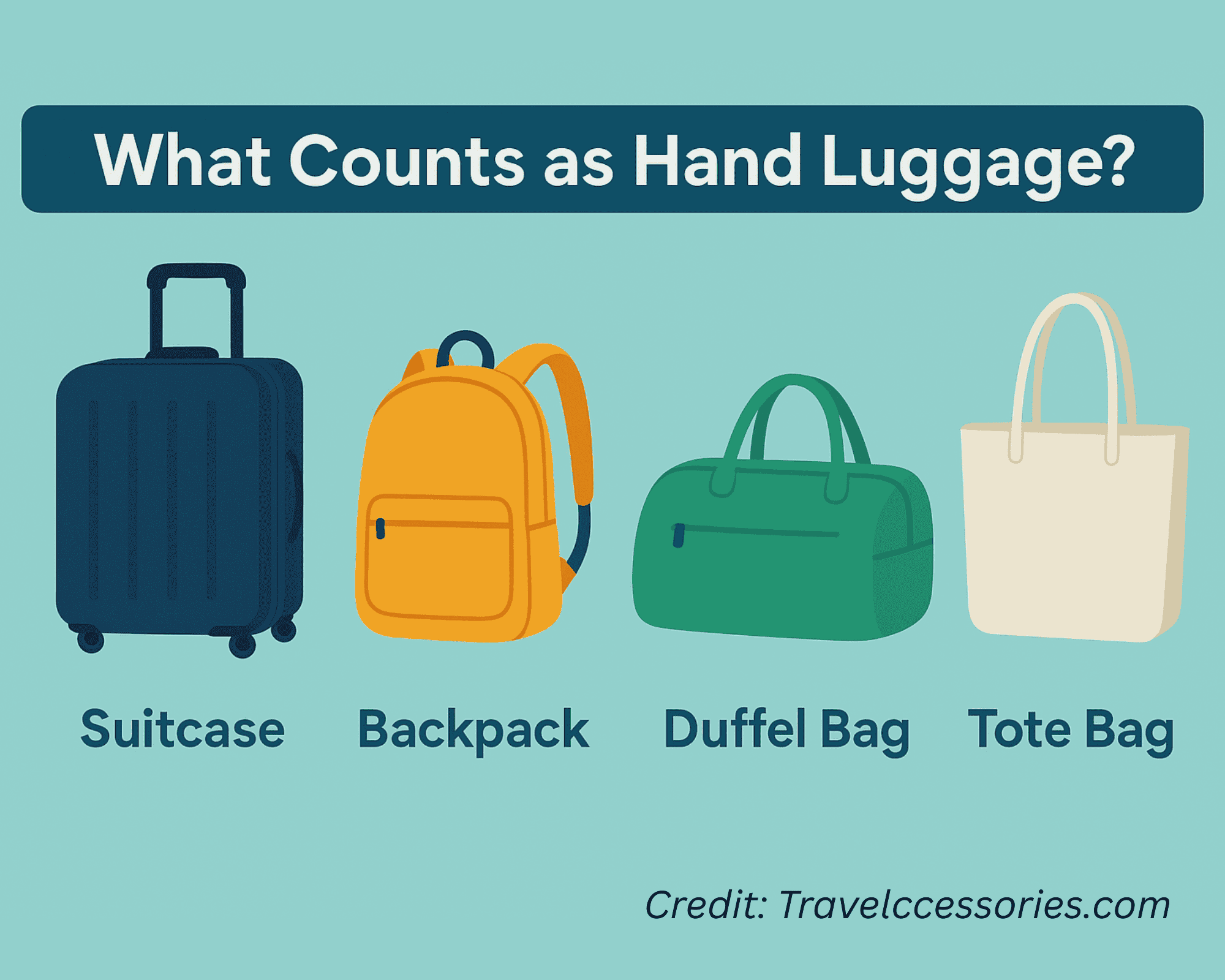 Is A Laptop Bag Separate From Hand Luggage? Myth Busted! | Travelccessories